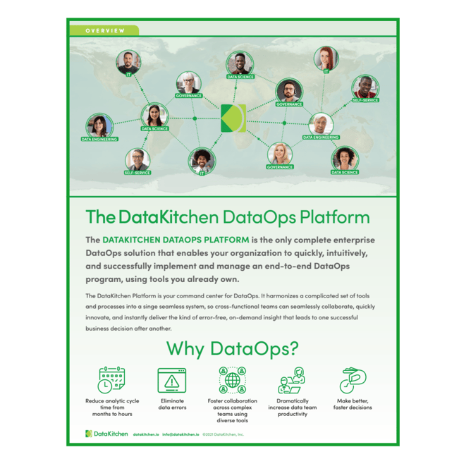 DataKitchen DataOps Platform Overview DataKitchen DataOps Platform Overview